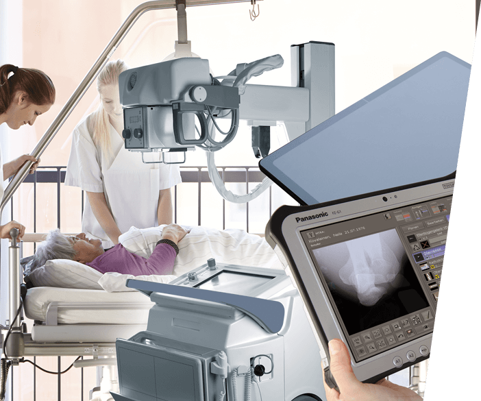Digitale Röntgengeräte für die Humanmedizin